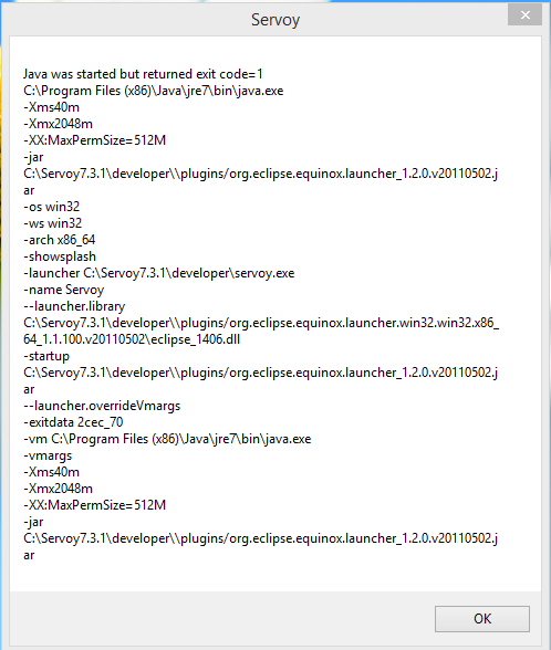 Multiple Java Versions installed - Start Servoy with Java 7 - Classic Servoy - Servoy Community