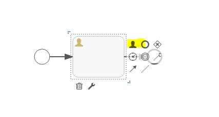 Adding button to display process dialog - Flowable Application - Flowable