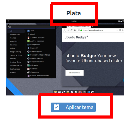 Plata theme installed but not listed - Themes - Ubuntu Budgie Discourse